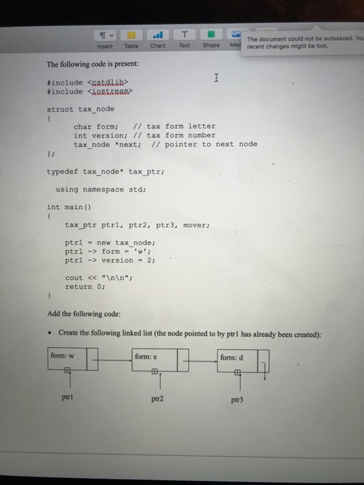 Solved T ..l T Insert Table Chart Text Shape Media Comment | Chegg.com