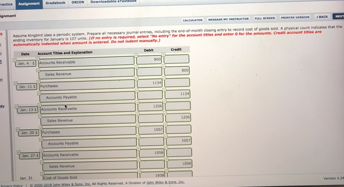 Solved RCES Exercise 8-9 (Part Level Submission) Level | Chegg.com Solved RCES Exercise 8-9 (Part Level Submission) Level | Chegg.com