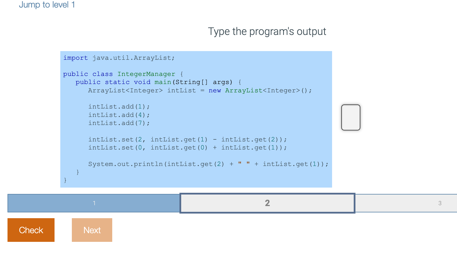 Solved Type the program's output import java.util. | Chegg.com