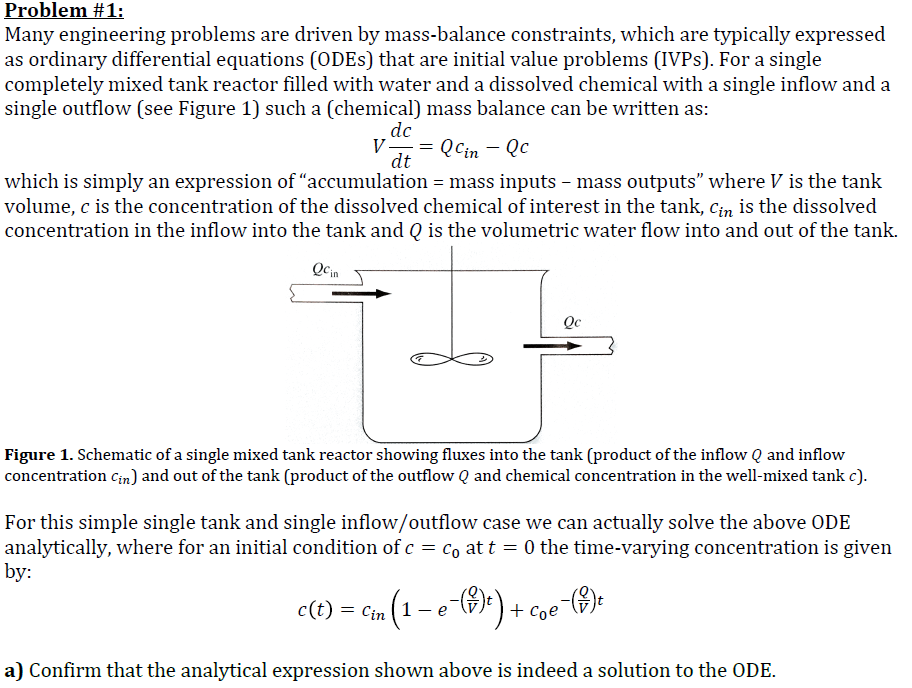 Solved Problem #1: Many engineering problems are driven by | Chegg.com
