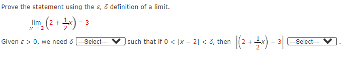 Solved Prove the statement using the ε,δ ﻿definition of a | Chegg.com