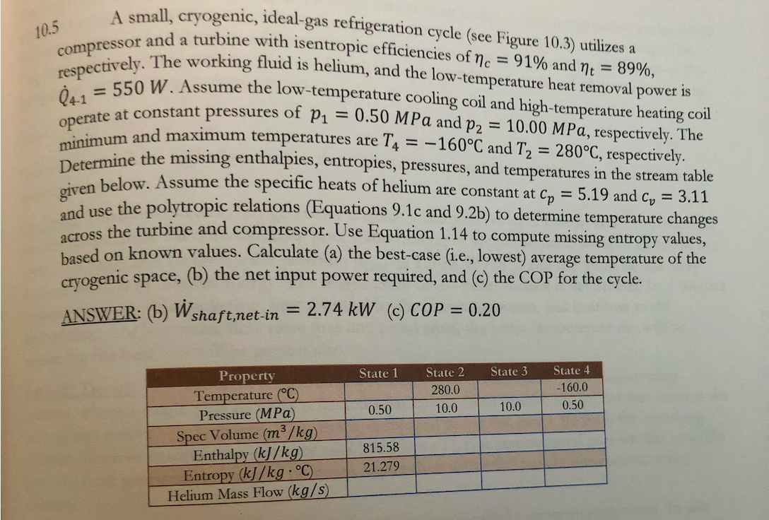 Solved compressor and a turbine with isentropic efficiencies | Chegg.com