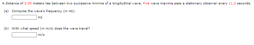 Solved A distance of 3.30 meters lies between two successive | Chegg.com