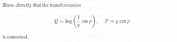 Solved Show directly that the transformation | Chegg.com