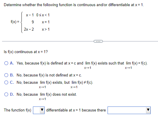 Solved Determine whether the following function is | Chegg.com