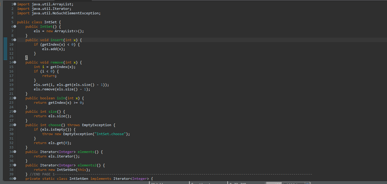 1 85 Pts Specify And Implement An Iterator Method