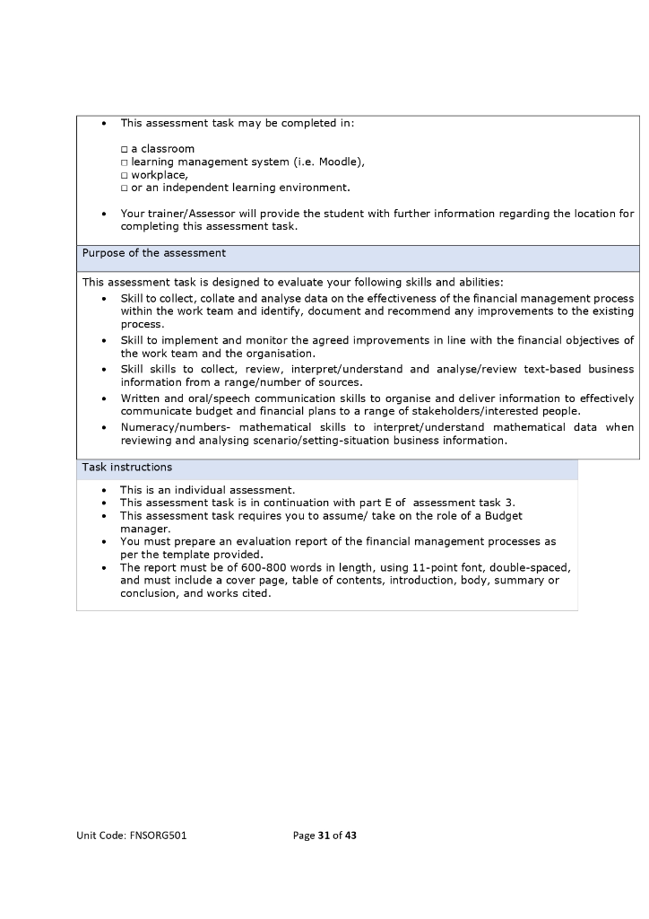 Pre-Assessment Checklist: Task 3 - Project The | Chegg.com