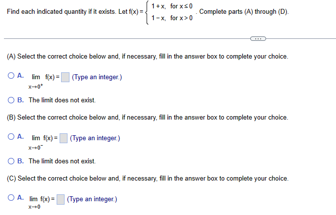 Solved Find each indicated quantity if it exists. Let | Chegg.com