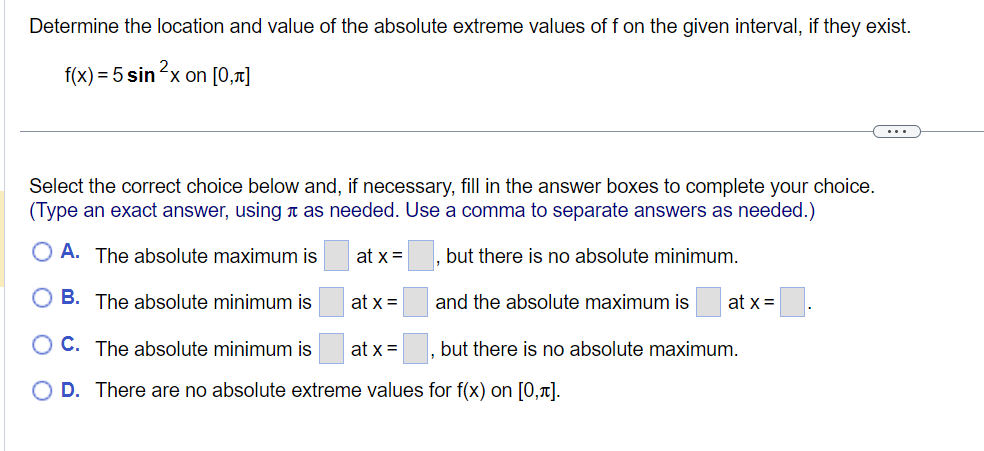 [solved] Determine The Location And Value Of The Absolute