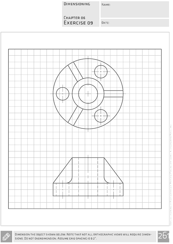 Solved DIMENSIONING NAME: CHAPTER 06 EXERCISE 09DATE | Chegg.com
