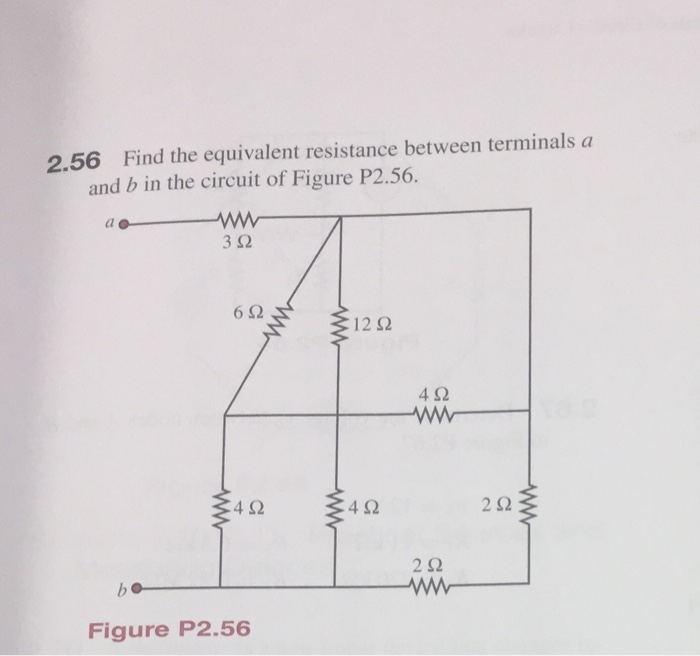 Solved Find the equivalent resistance between terminals a | Chegg.com