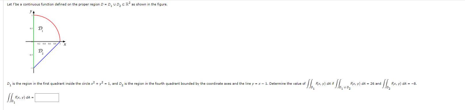 Solved Let f be a continuous function defined on the proper | Chegg.com