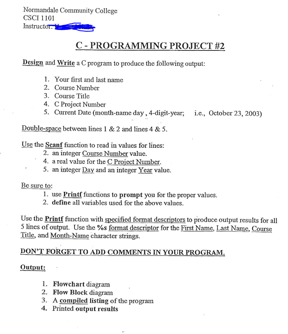 Solved C-PROJECT #2 /* ADD YOUR NAME * #include #include | Chegg.com