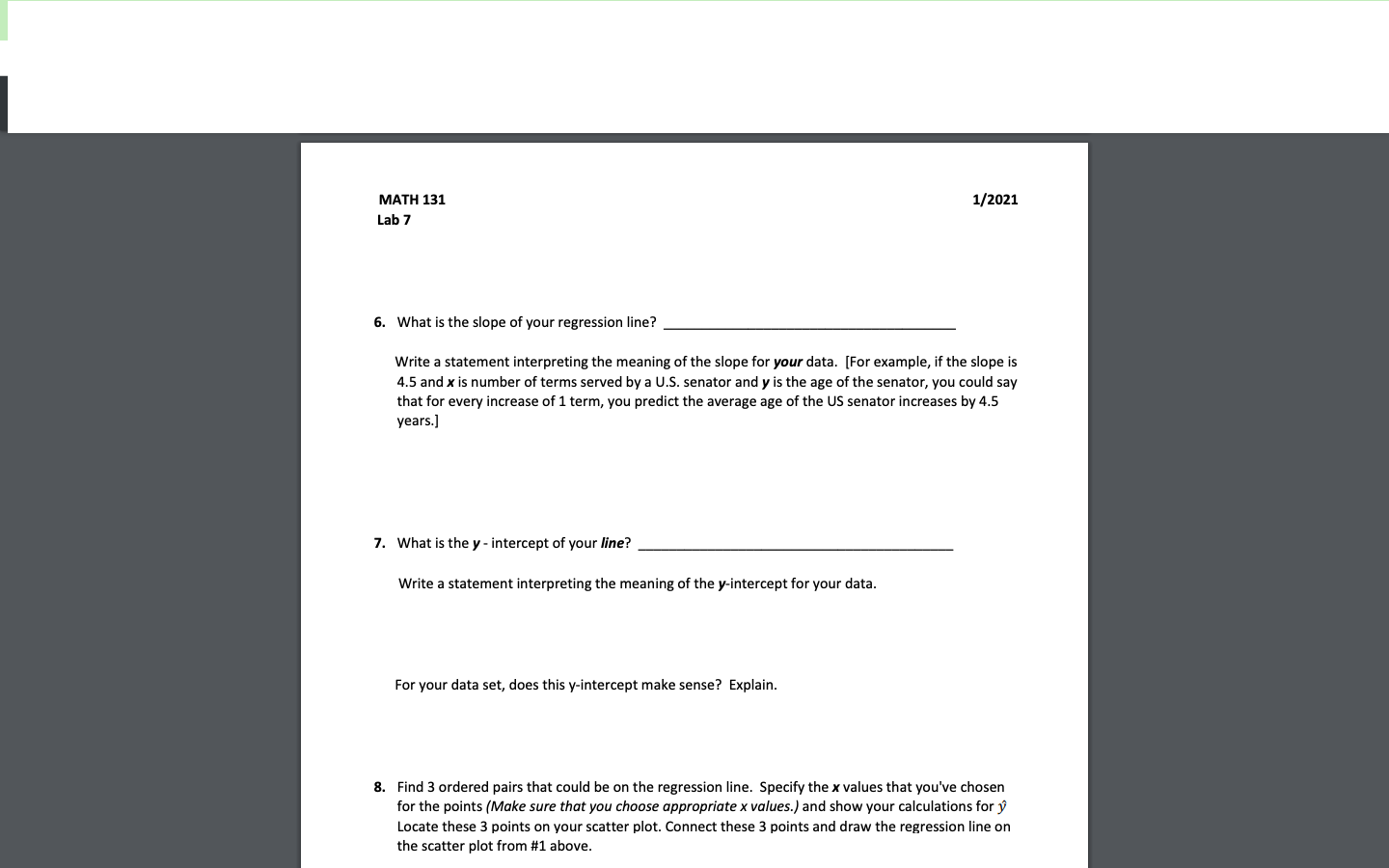 Hey, I need help completing this sheet. Lab 1 data | Chegg.com