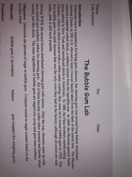 Solved Data Table: accepted value expermntal valve 2.04 9 9 | Chegg.com