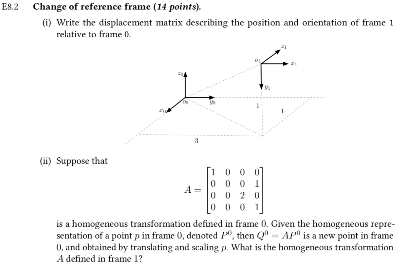 Change Of Reference Frame Transformation Matrix - Infoupdate.org