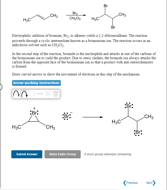 Solved Draw curved arrows to show the movement of electrons | Chegg.com Solved Draw curved arrows to show the movement of electrons | Chegg.com