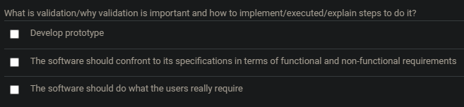 Solved What is validation/why validation is important and | Chegg.com