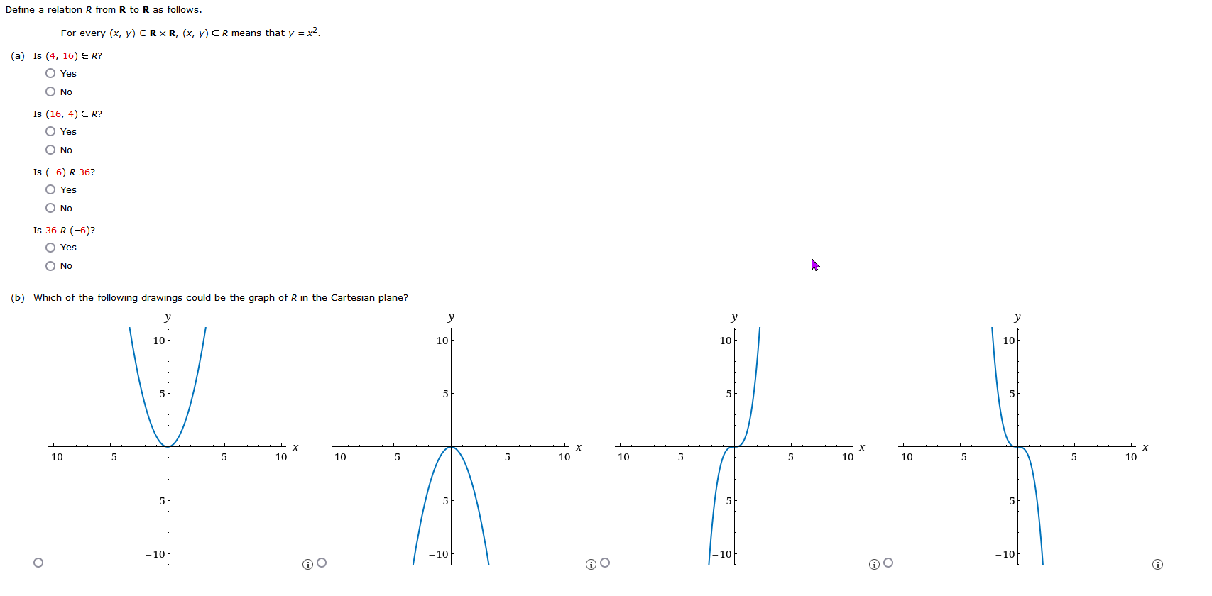 Solved For every \\( (x, y) \\in \\mathbf{R} \\times | Chegg.com