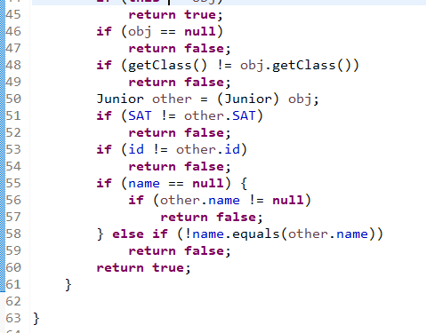 Solved JAVA HELP! I HAVE CLASS JUNIOR AND JUNIOR LIST DONE. | Chegg.com