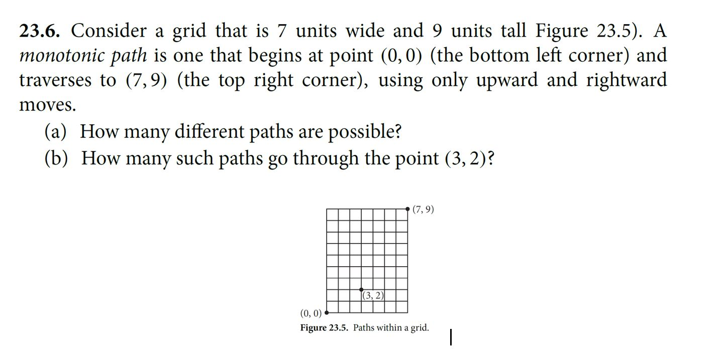 Solved 23.6. Consider a grid that is 7 units wide and 9 | Chegg.com