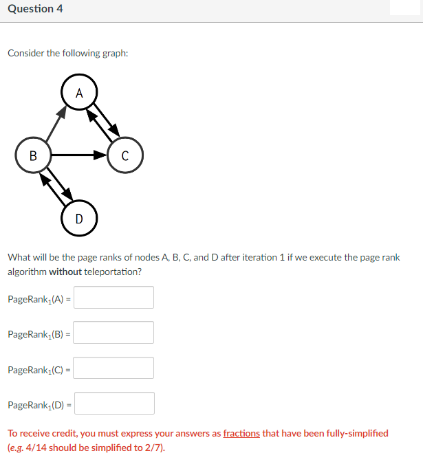 Solved Consider the following graph: What will be the page | Chegg.com