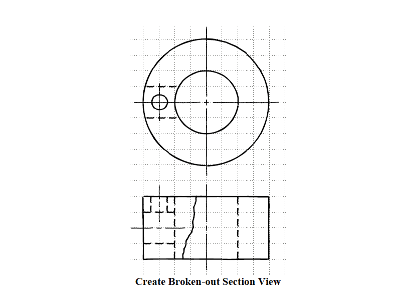 Solved [ Create Full Section View Hu Create Broken-out | Chegg.com