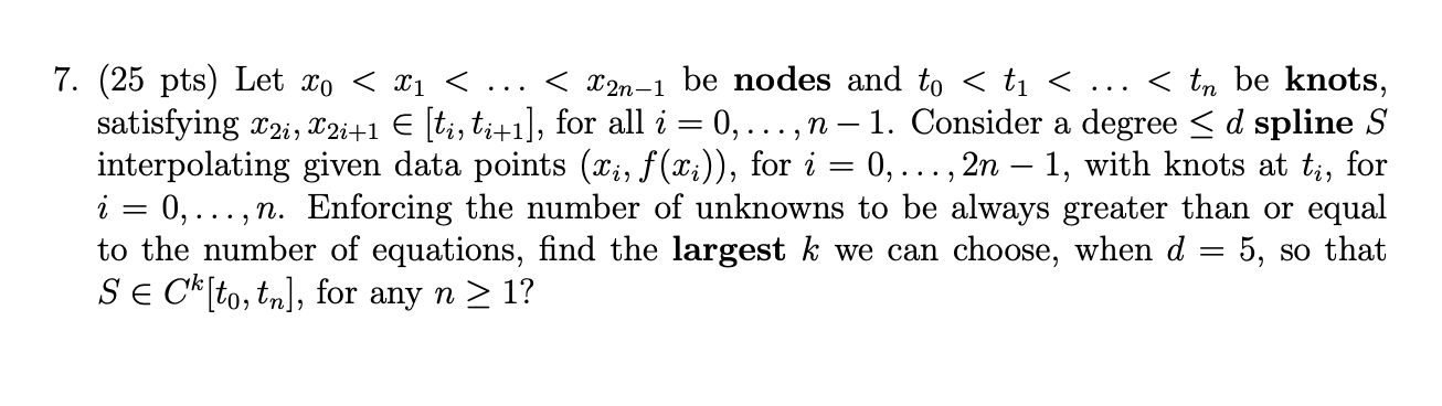 Solved (25 pts) Let x0