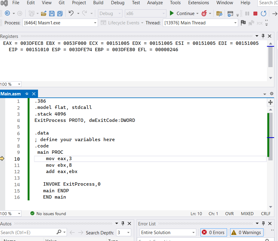Solved Translate the Equations into Assembly LanguageUse | Chegg.com