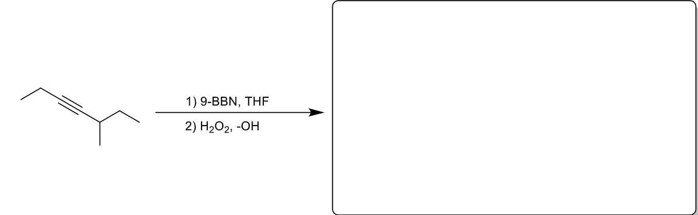 Solved 2 equivalents HBr1) 9-BBN, THF 2) H2O2,−OH | Chegg.com