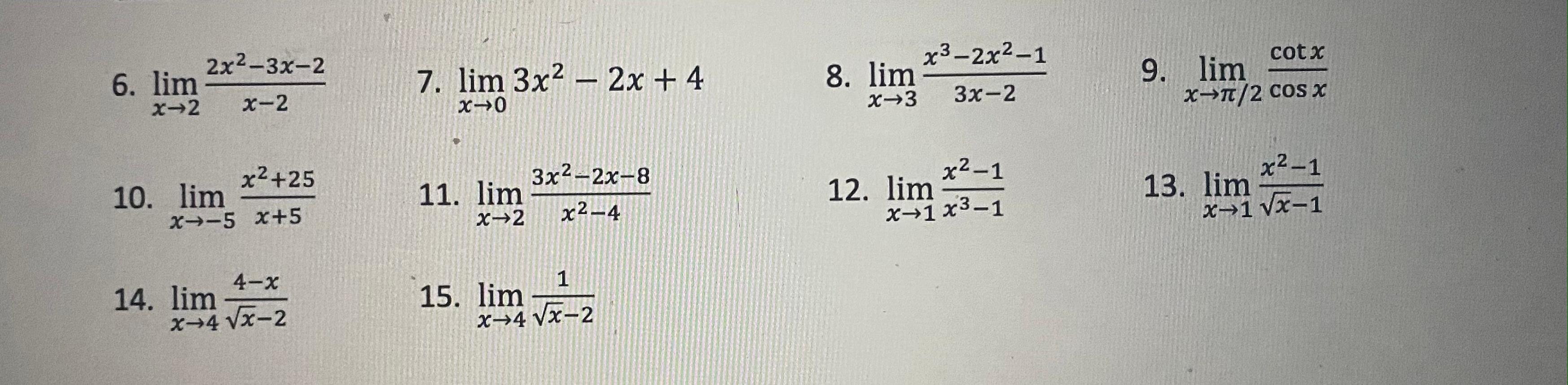 Solved In the following exercises, evaluate the limit | Chegg.com