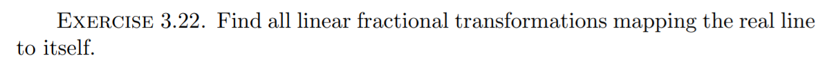 Solved Exercise 3 22 Find All Linear Fractional