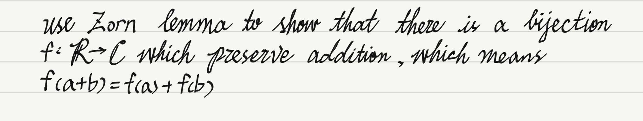 Solved use Zorn lemma to show that there is a bijection | Chegg.com