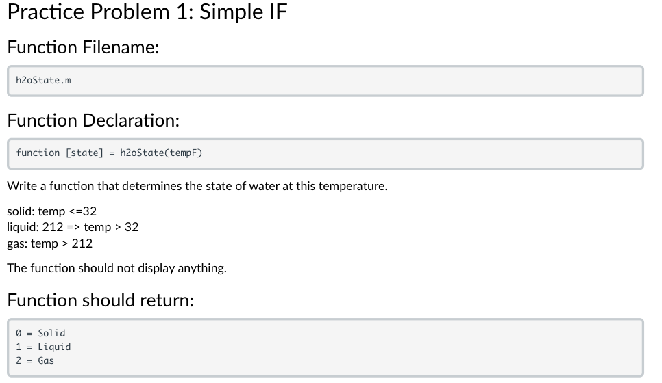 Solved Practice Problem 1: Simple IF Function Filename: | Chegg.com