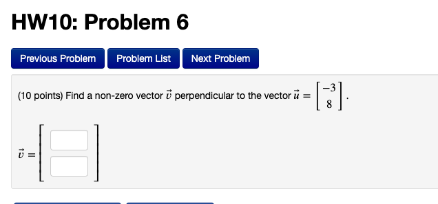 Solved HW10: Problem 6 Previous Problem Problem List Next | Chegg.com