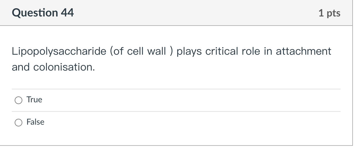 Solved Question 42 1 pts PAMP ( pathogen associated | Chegg.com
