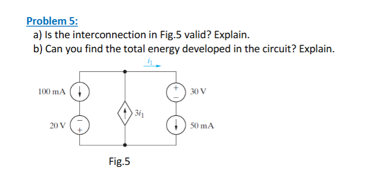 Problem 5:a) ﻿Is the interconnection in Fig. 5 | Chegg.com