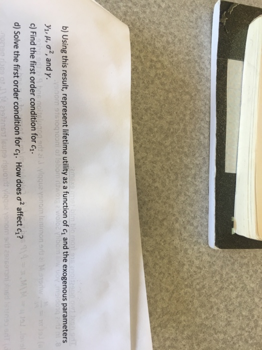 Solved 5. Consider a constant-absolute-risk-aversion utility | Chegg.com