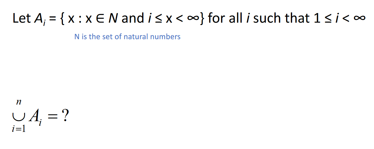 Solved Let A; = { x:xe N andis x Solved Let A; = { x:xe N andis x
