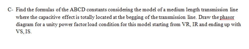 Solved C- Find the formulas of the ABCD constants | Chegg.com