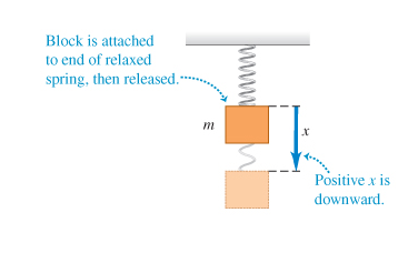 Solved Consider a hanging spring of negligible mass that | Chegg.com
