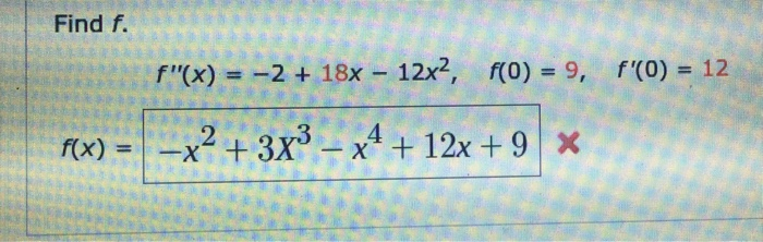 Solved Find f f Solved Find f f