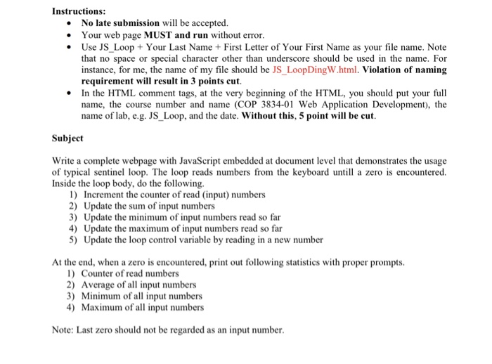 Solved Write a complete webpage with JavaScript embedded at | Chegg.com Solved Write a complete webpage with JavaScript embedded at | Chegg.com