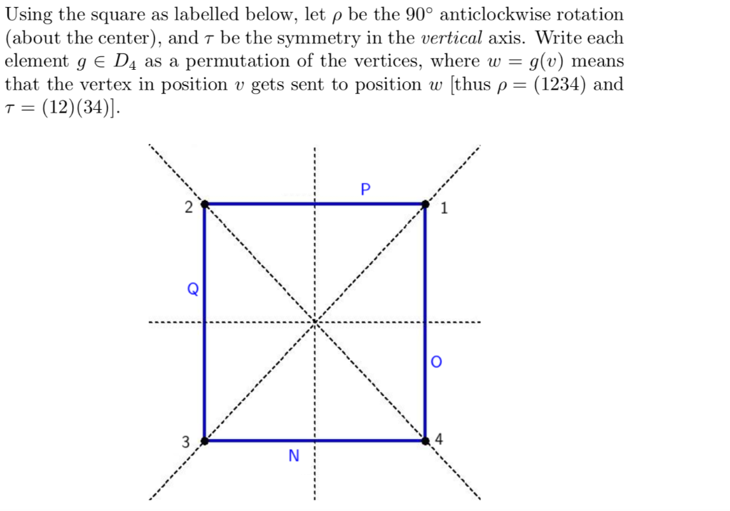 Solved Using the square as labeled below. let ρ be the 90° | Chegg.com