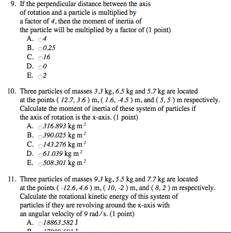 Solved 9. If the perpendicular distance between the axis of | Chegg.com