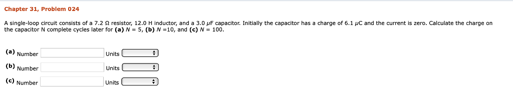 Solved Chapter 31, Problem 024 A single-loop circuit | Chegg.com