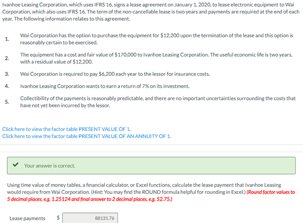 I AM LOOKING FOR THE SOLOUTIONS TO THE LEASE | Chegg.com