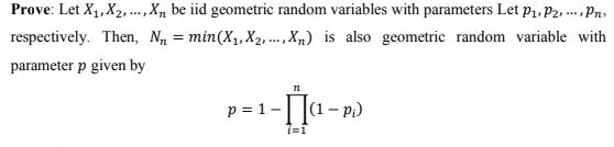 Solved Let X1,X2, ... ,Xn be iid geometric random variables | Chegg.com
