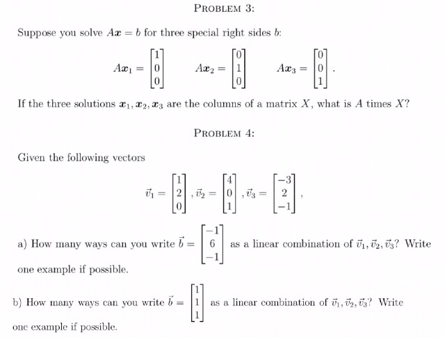 Solved PROBLEM 3: Suppose you solve Arb for three special | Chegg.com