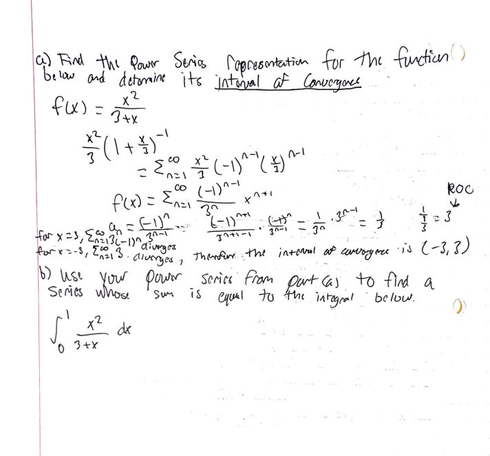 Solved a) Find the Powir Serios ropressentation for the | Chegg.com